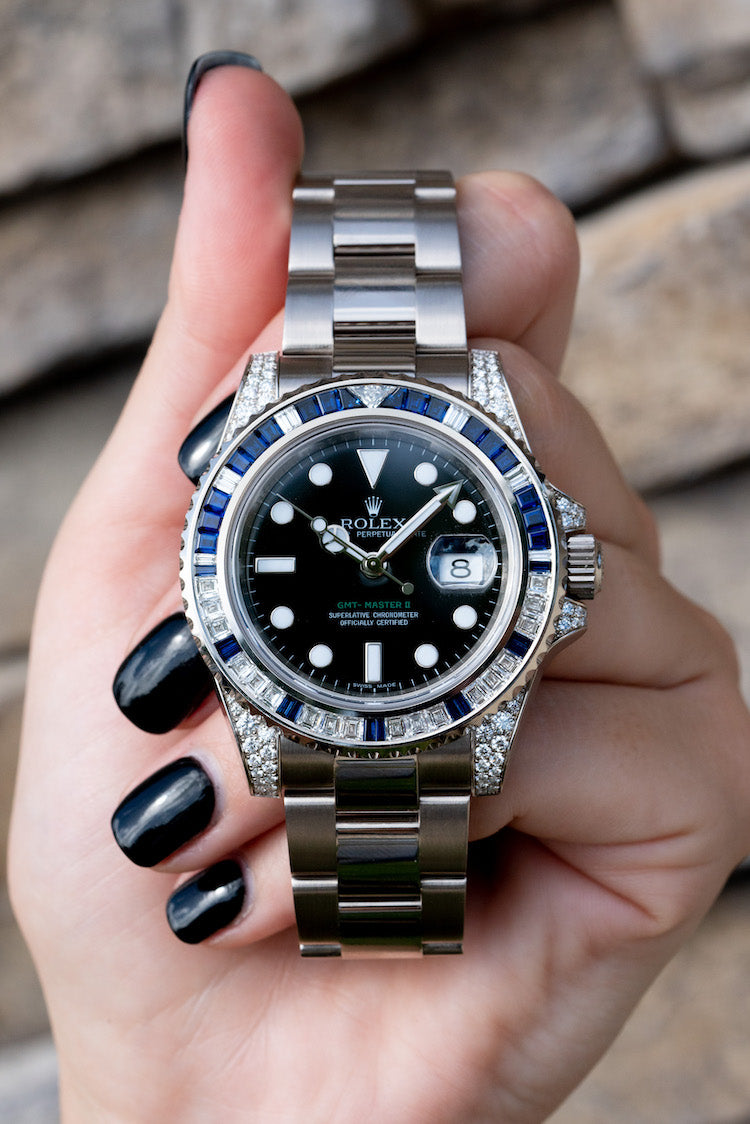 Review: Rolex 116759SA Sapphire & Diamond GMT-Master II – Diamonds By ...