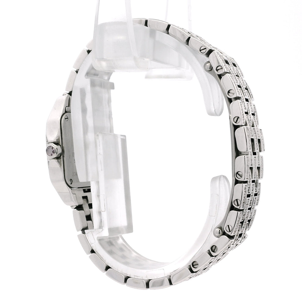 Cartier Santos Demoiselle 2698 Mother of Pearl Dial Aftermarket Watch ...